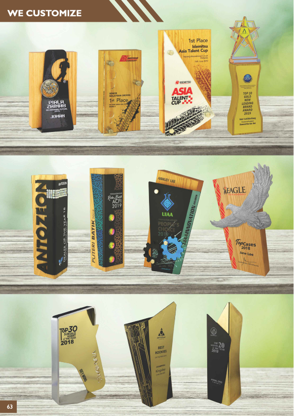 CUSTOM MADE / SPECIAL DESIGN PLAQUE – TROFIPEDIA